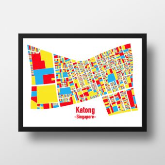 Katong Street Map - Singapore - Big Red Chilli