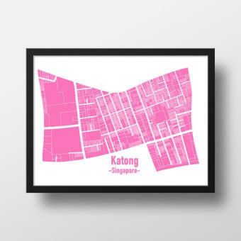 Katong Street Map - Singapore - Big Red Chilli