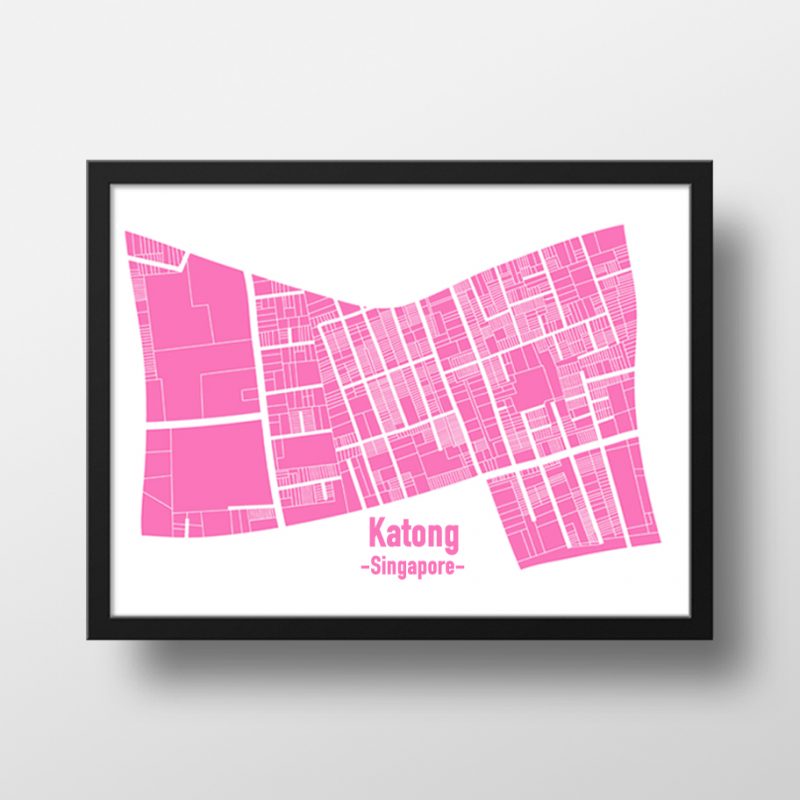 Katong Street Map - Singapore - Big Red Chilli