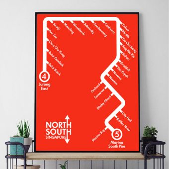 Singapore East-West MRT Line - Big Red Chilli